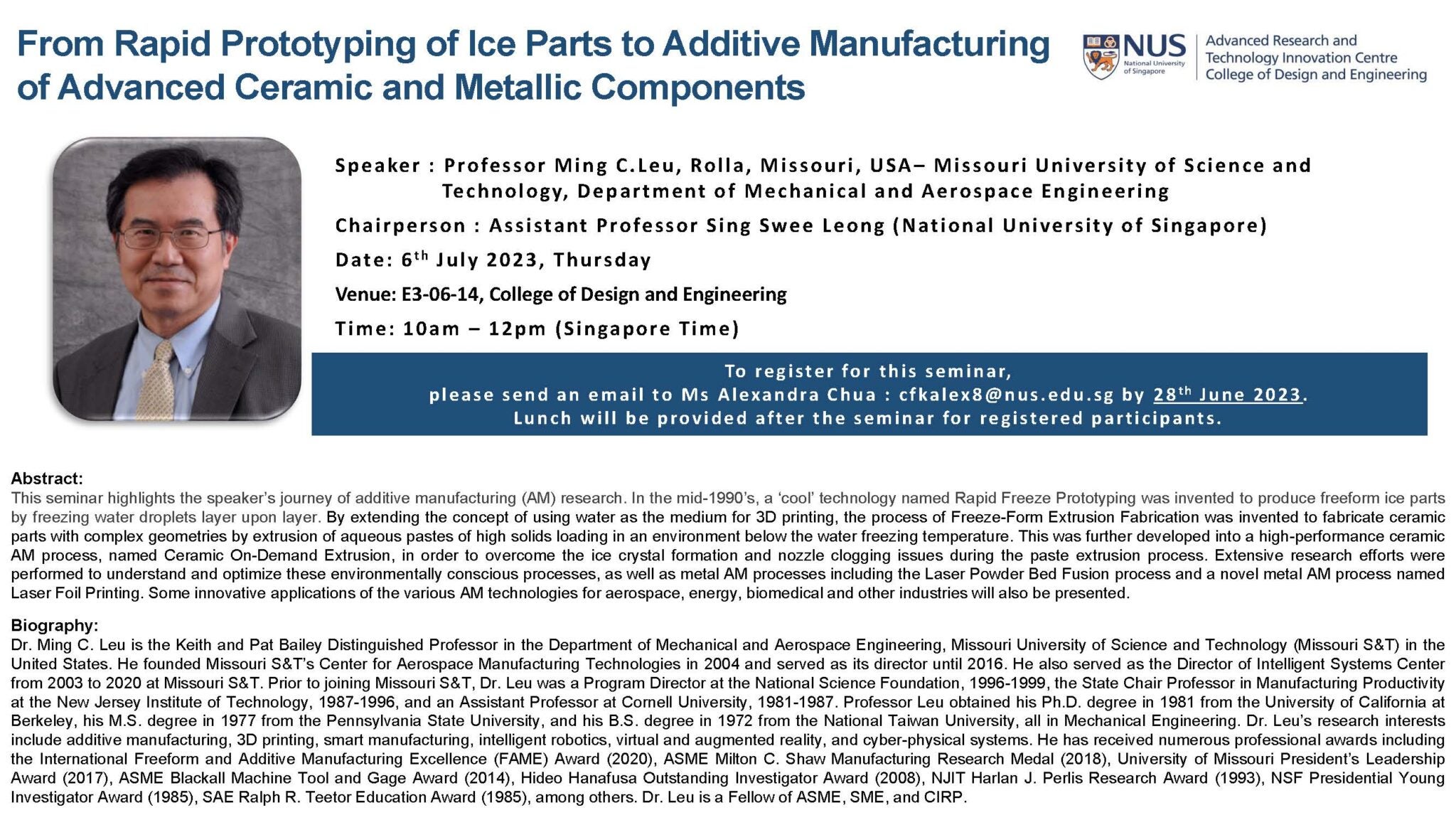 Advanced Research and Technology Innovation Centre (ARTIC)