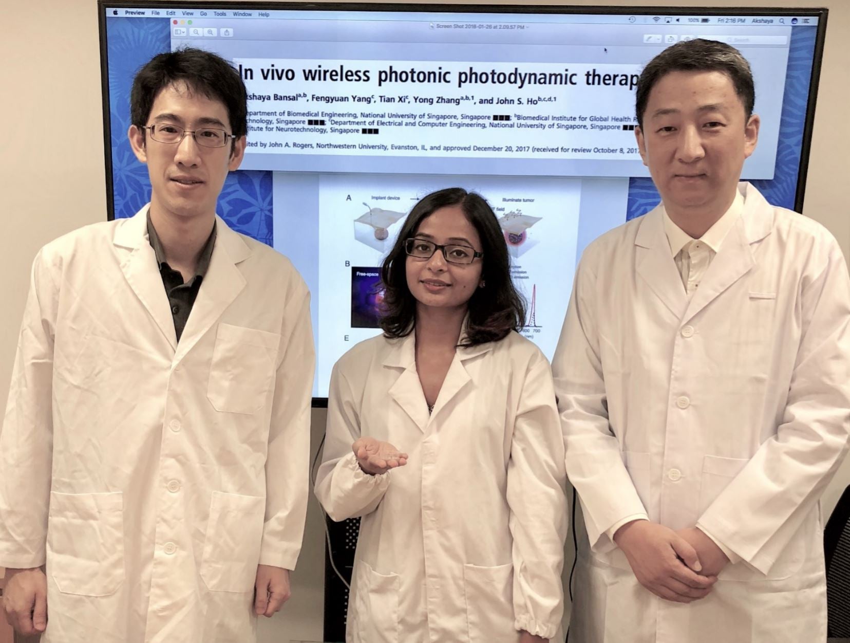 Featured in NUS News – Professor Zhang Yong and Dr John Ho – Biomedical Engineering