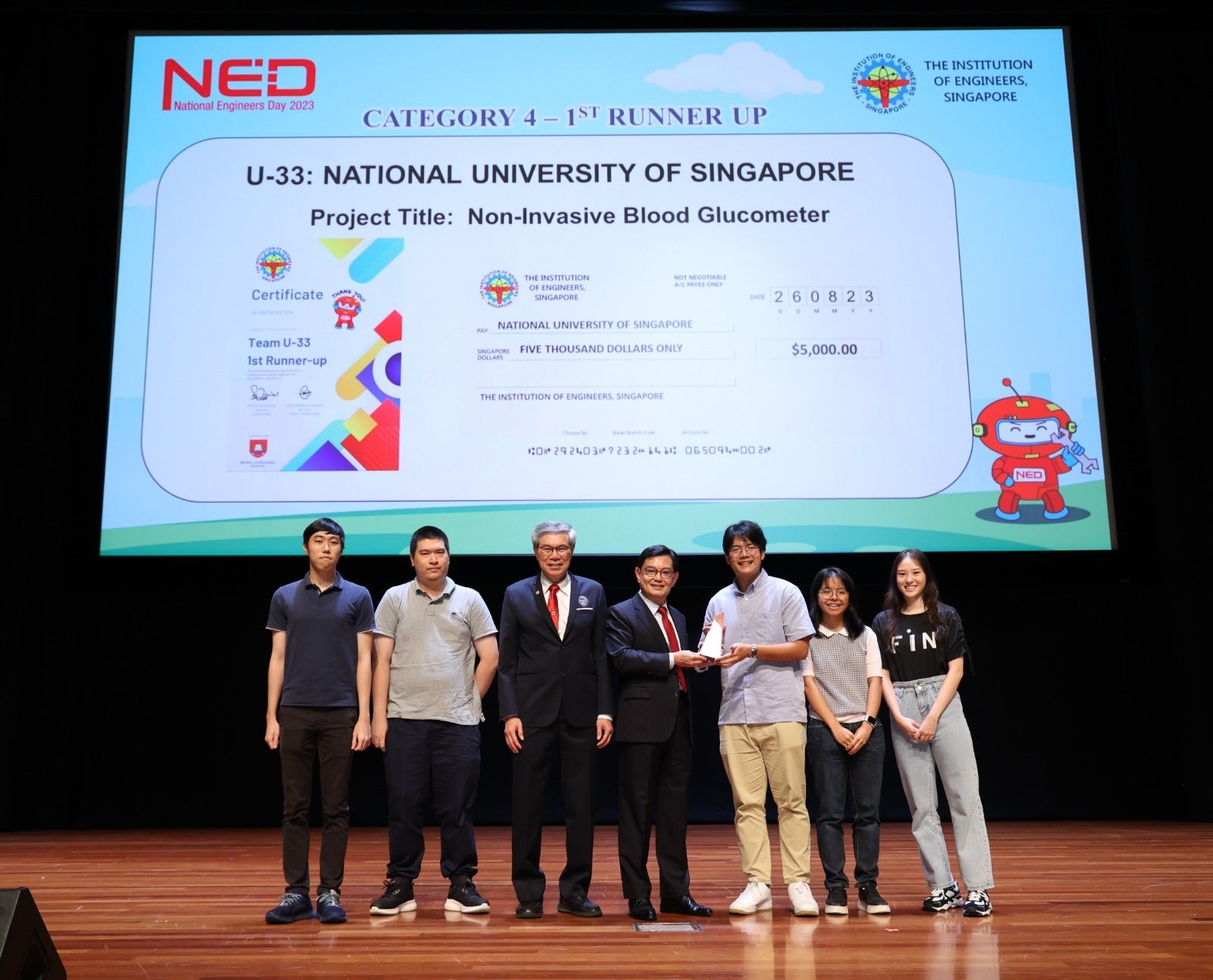 NUS BME Students clinched 1st runner up in Engineering Innovation Challenge (EIC) 2023 ...