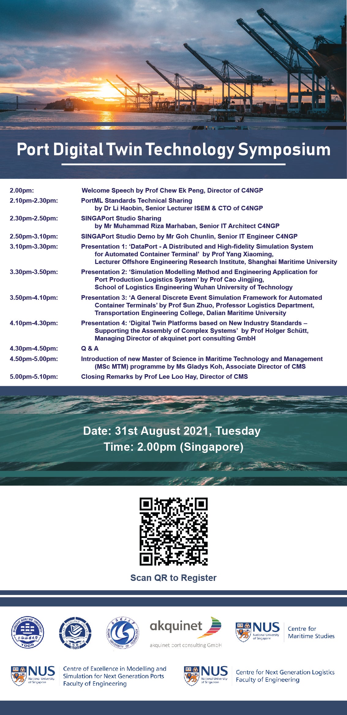 Port Digital Twin Technology Symposium – Centre of Excellence in ...