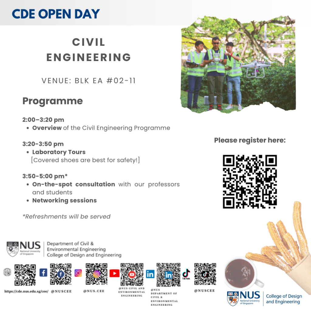 CDE Open Day 2023 - Civil and Environmental Engineering | NUS