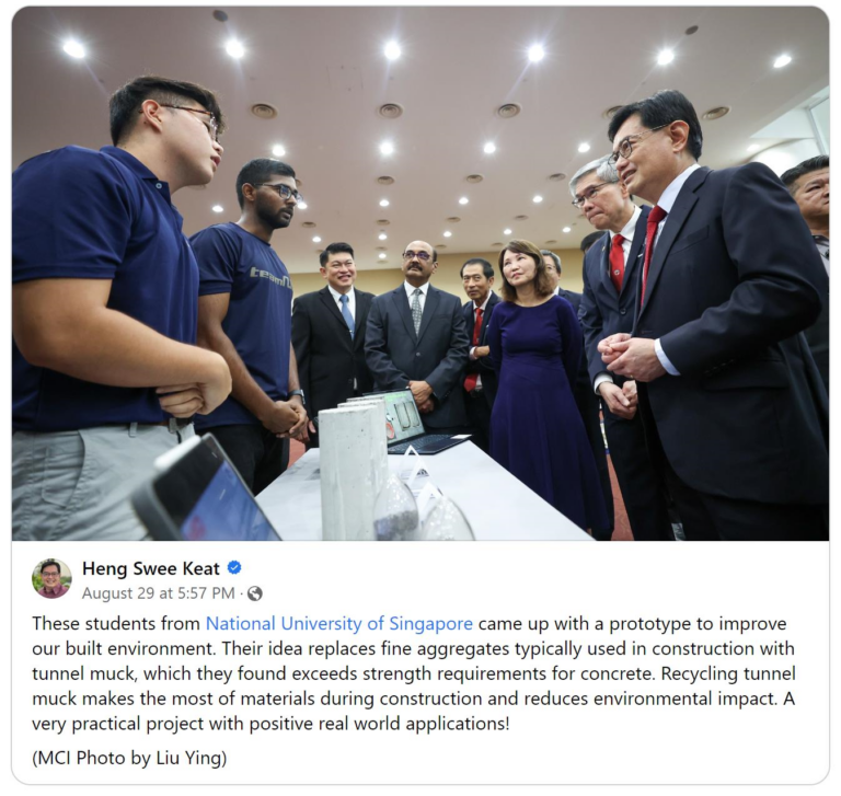 Remarkable achievement by NUS CEE Civil Engineering undergraduate ...