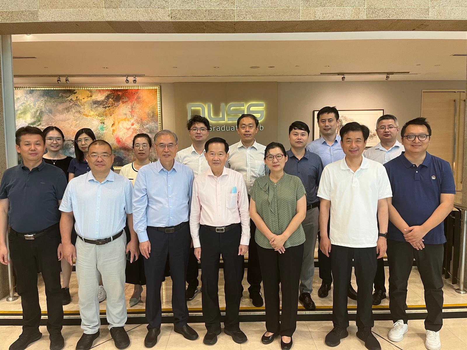 Professor Li Aiming and his team from Nanjing University, China visited ...