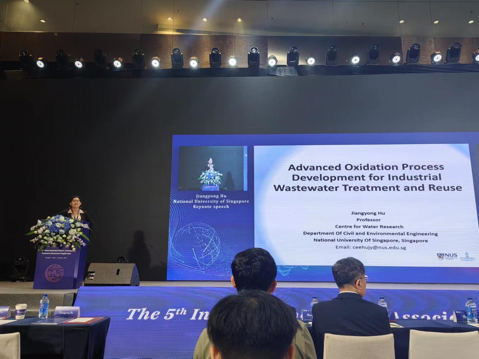 Professor Jiangyong HU delivered a compelling keynote speech on ...