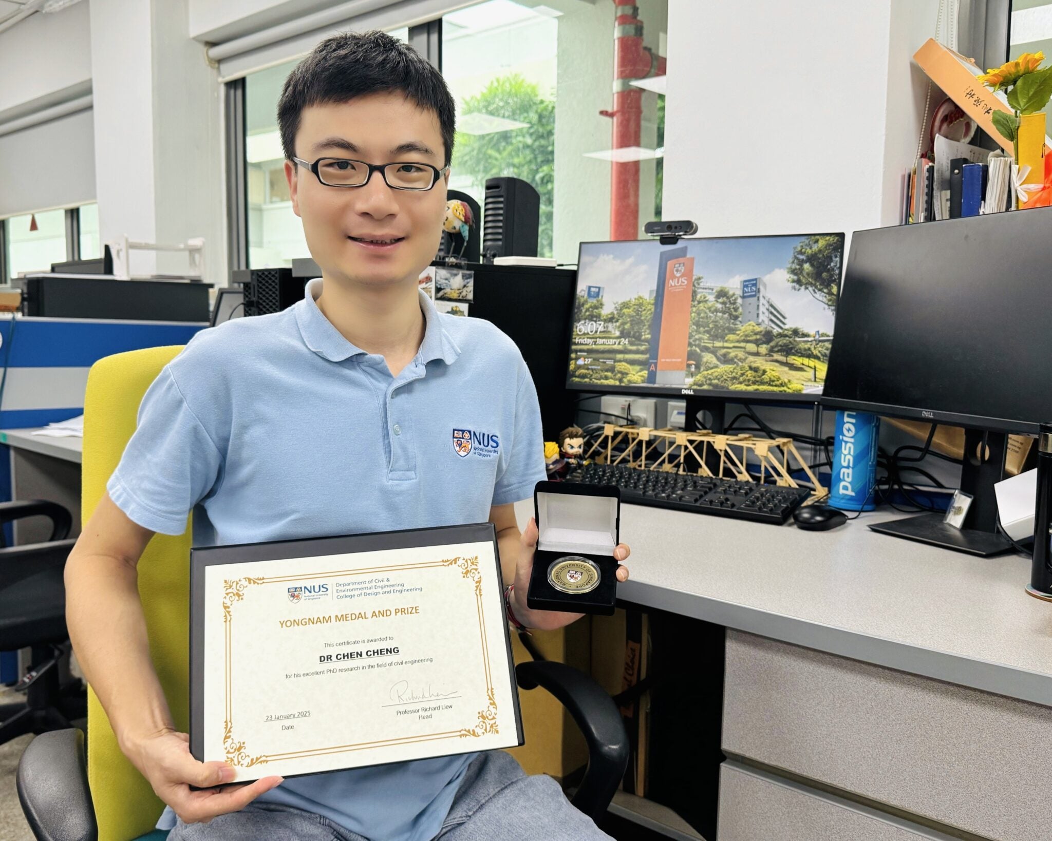 Yongnam Award 2024 - Chen Cheng - Civil and Environmental Engineering | NUS