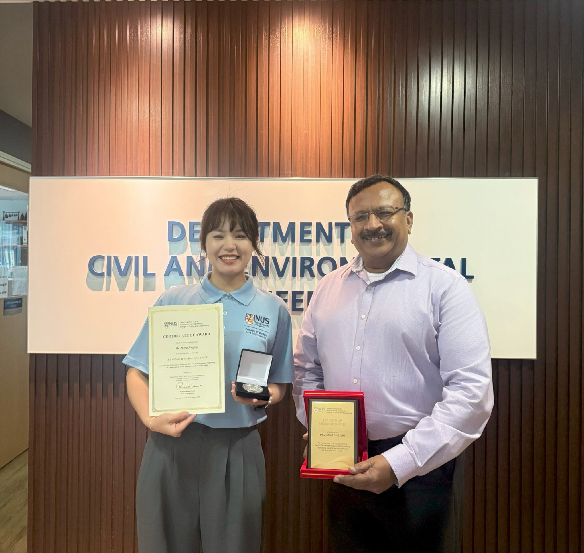 Dr Zhang Jingjing – Winner of the 2025 Lee Seng Lip Medal and Prize ...