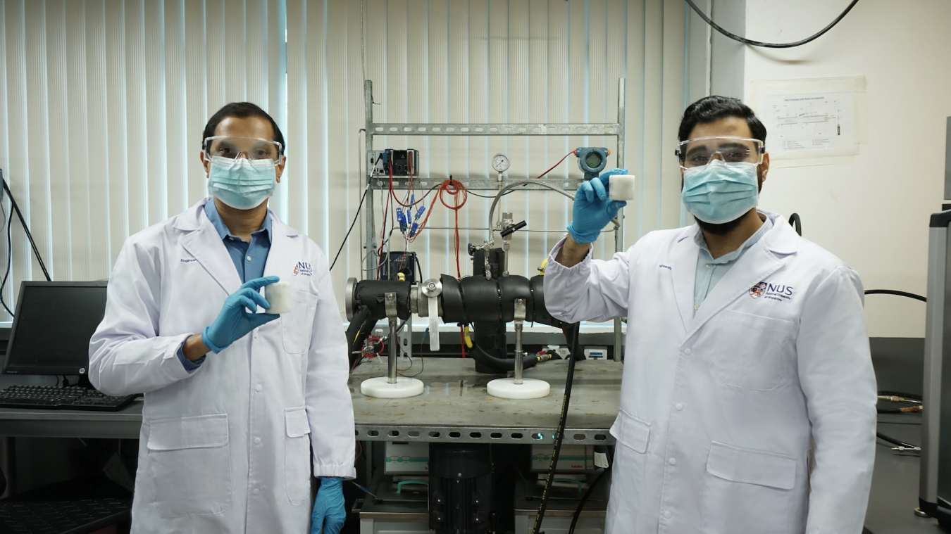 NUS researchers developed a new natural gas storage technology ...
