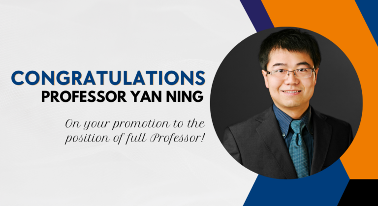 Promotion of Professor Yan Ning – Chemical and Biomolecular Engineering