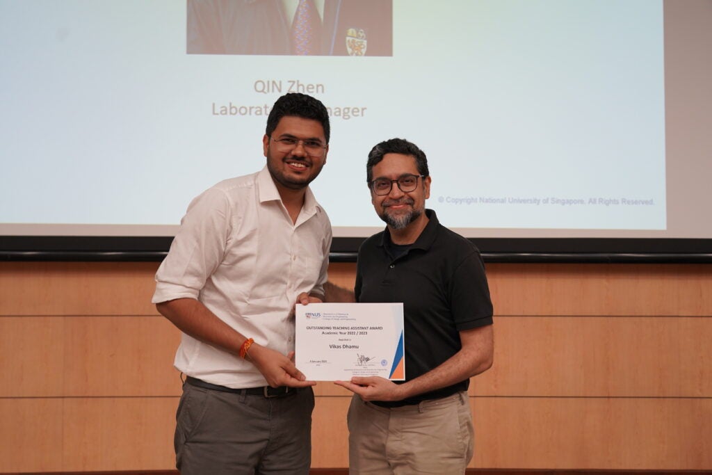 Outstanding Teaching Assistant Award AY22/23 – Chemical and ...