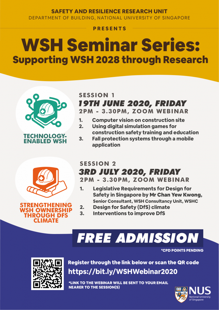 WSH Seminar Series 2020 – Department of the Built Environment