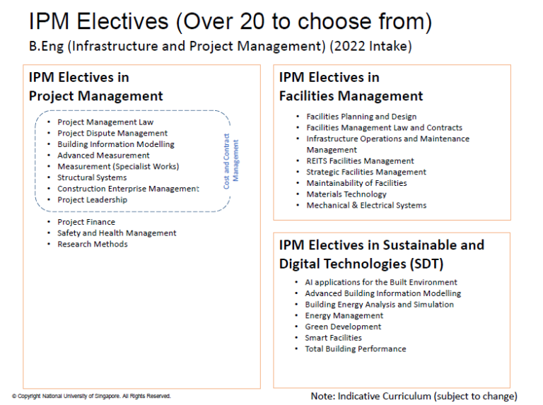IPM Curriculum and Programme Structure – Department of the Built ...