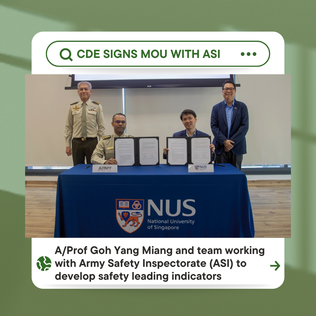 CDE Signs MOU with ASI – Department of the Built Environment