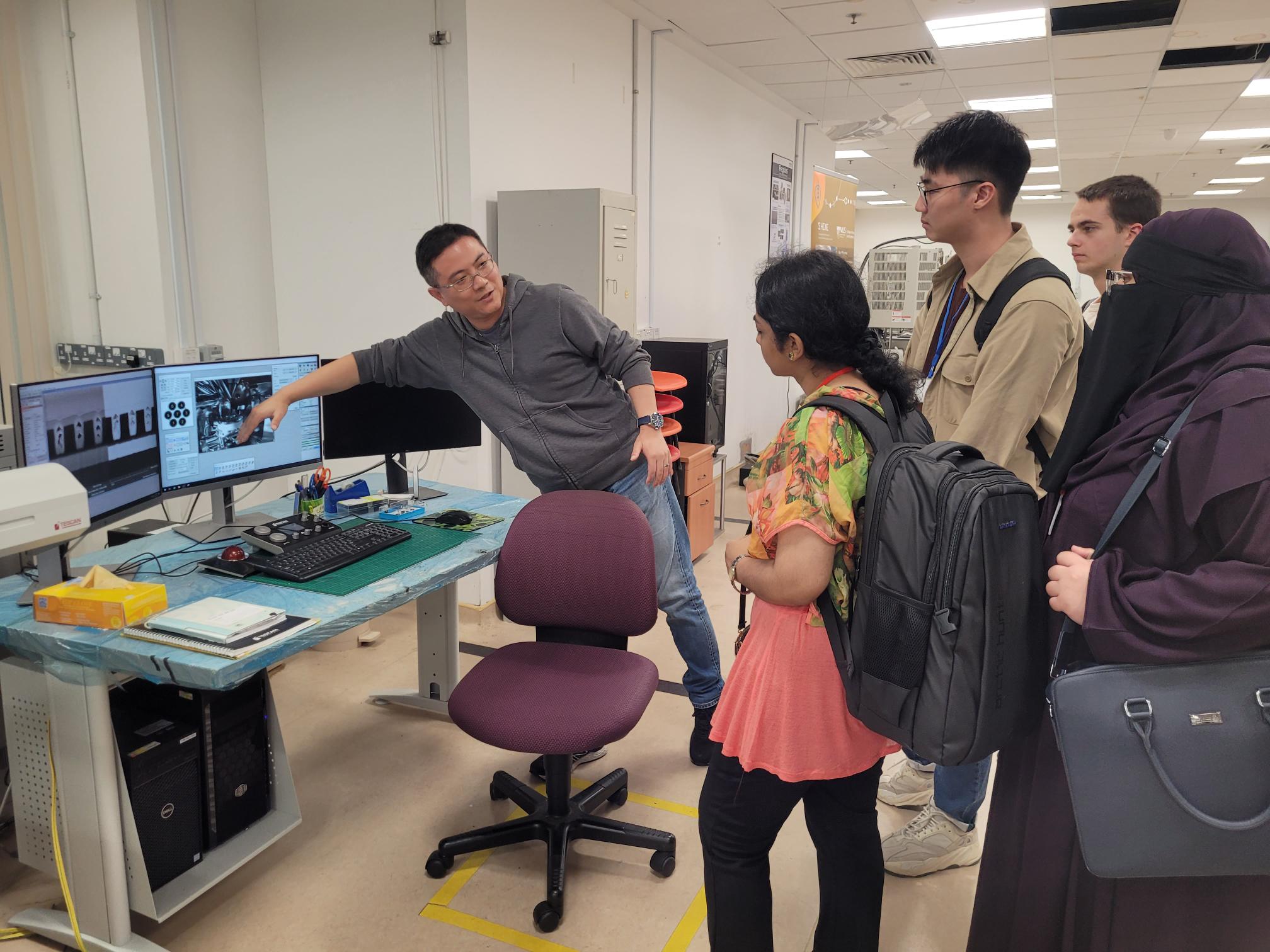 NUS Young Fellowship Programme Students’ Visit to E6NanoFab Labs – E6NANOFAB