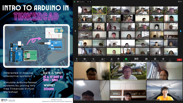 Introduction to Arduino in Tinkercad 21 – a virtual workshop by ECE@NUS – Electrical and ...