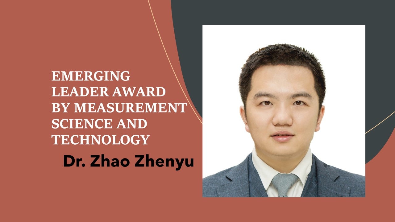 Dr. Zhao Zhenyu awarded the Emerging Leader Award – Electrical and ...