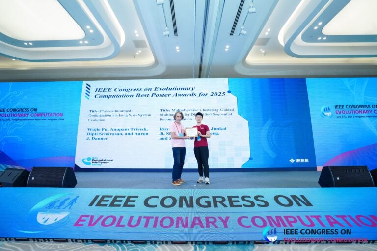 NUS ECE Team Wins Best Poster Award at IEEE CEC 2025 for Physics ...