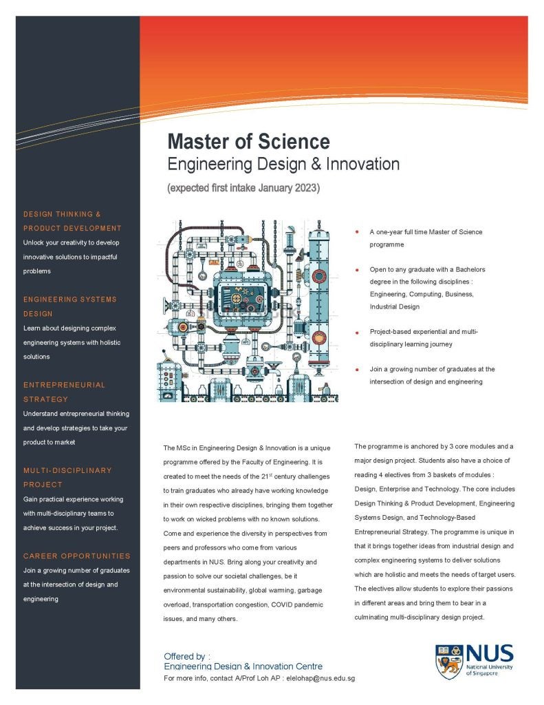 Master of Science in Engineering Design & Innovation – Engineering ...