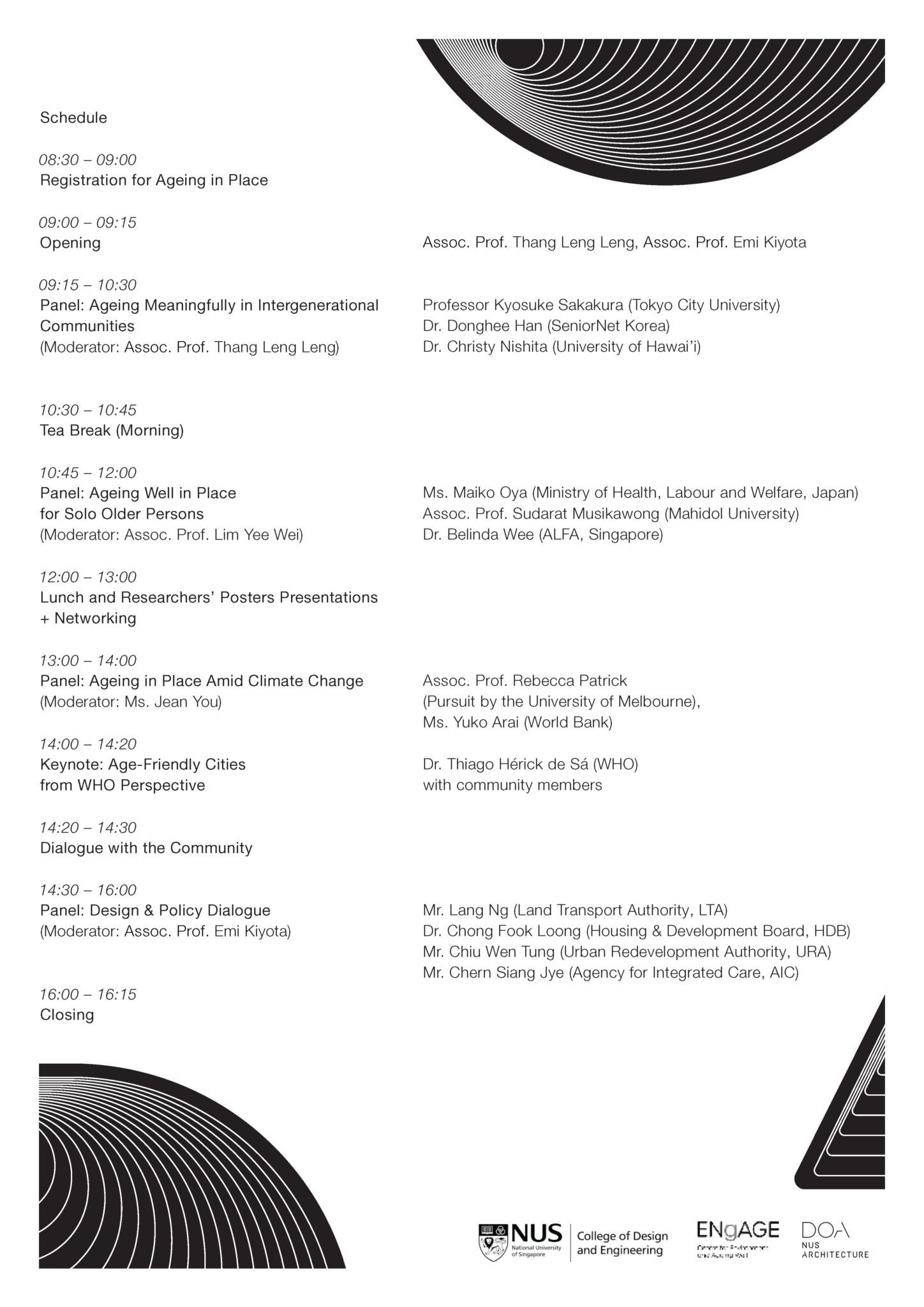 Ageing in the Right Place Symposium – ENgAGE