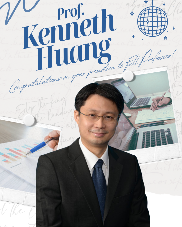 Promotion to Full Professorship – Prof. Kenneth Huang – Industrial ...