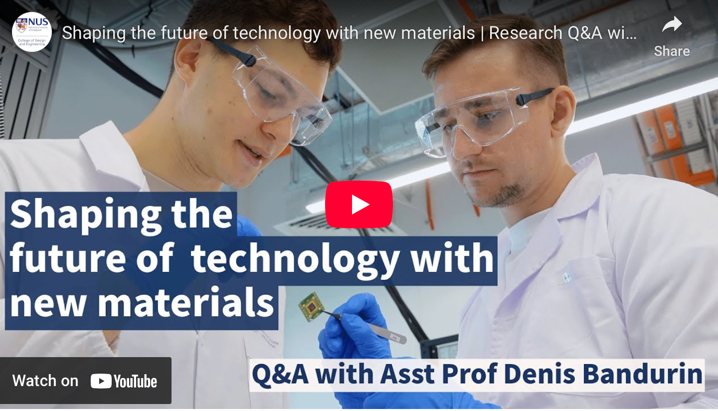 Q&A: Shaping the future of technology with new materials – Materials ...