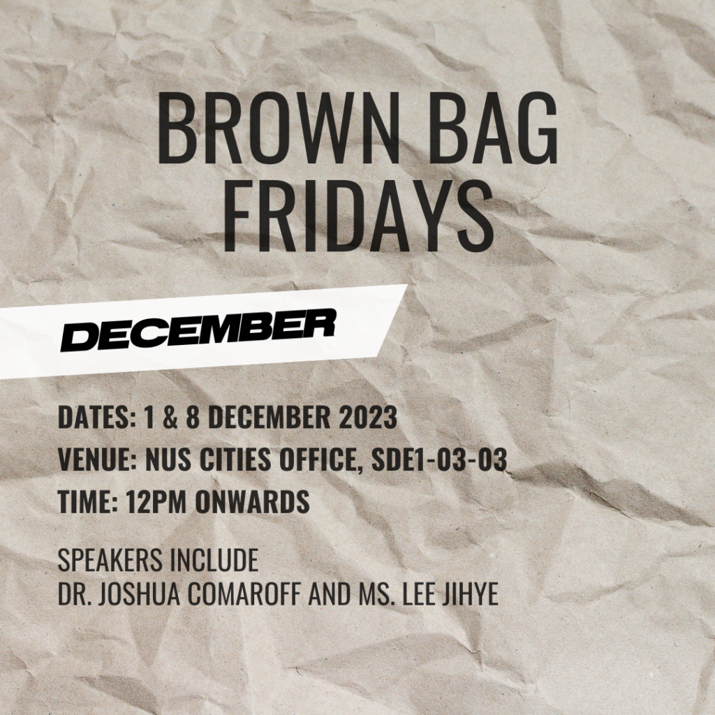 Brown Bag (NEW-OVERVIEW) – NUS Cities