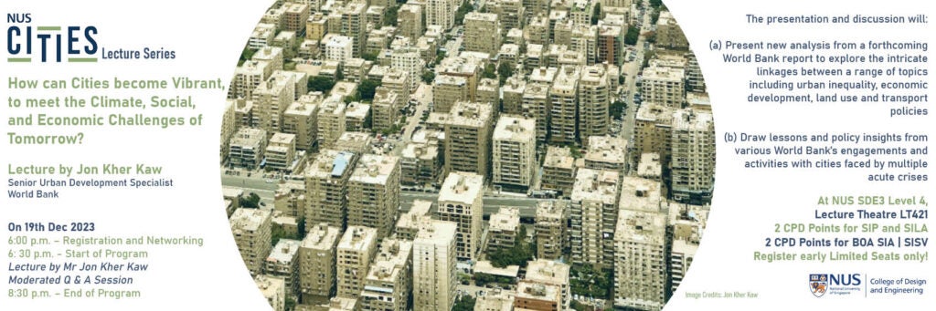 NUS Cities Lecture Series 8 – NUS Cities