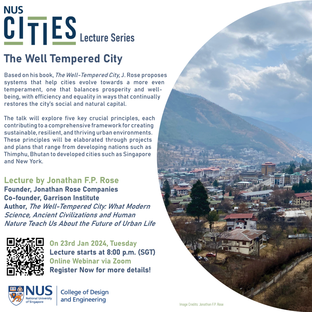 Public Lecture Series – NUS Cities