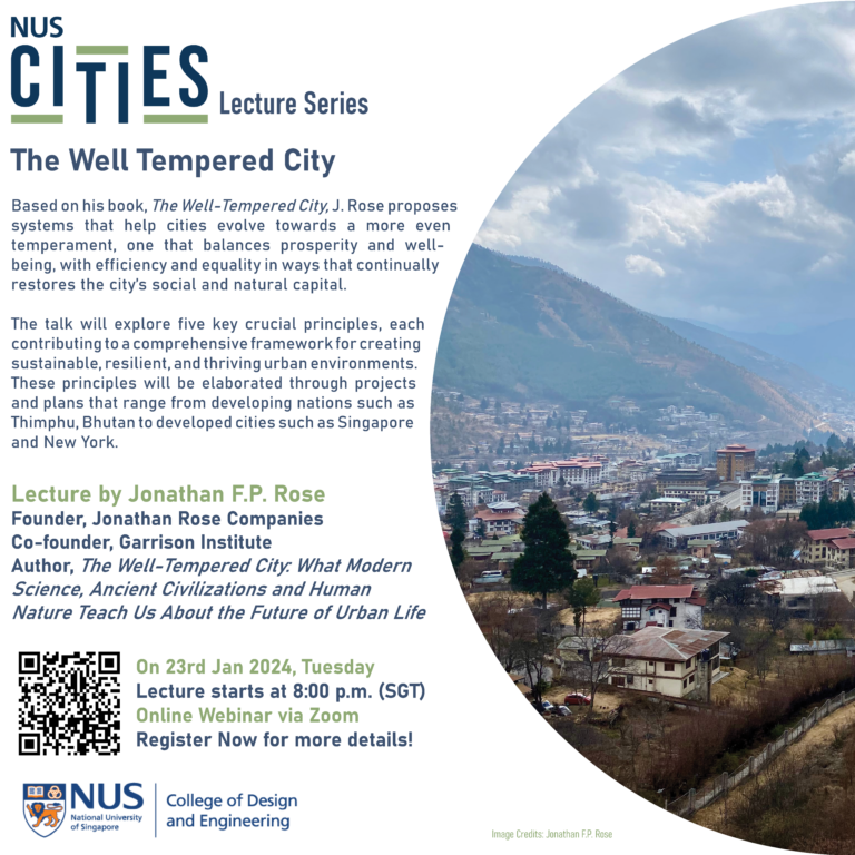 Public Lecture Series – NUS Cities