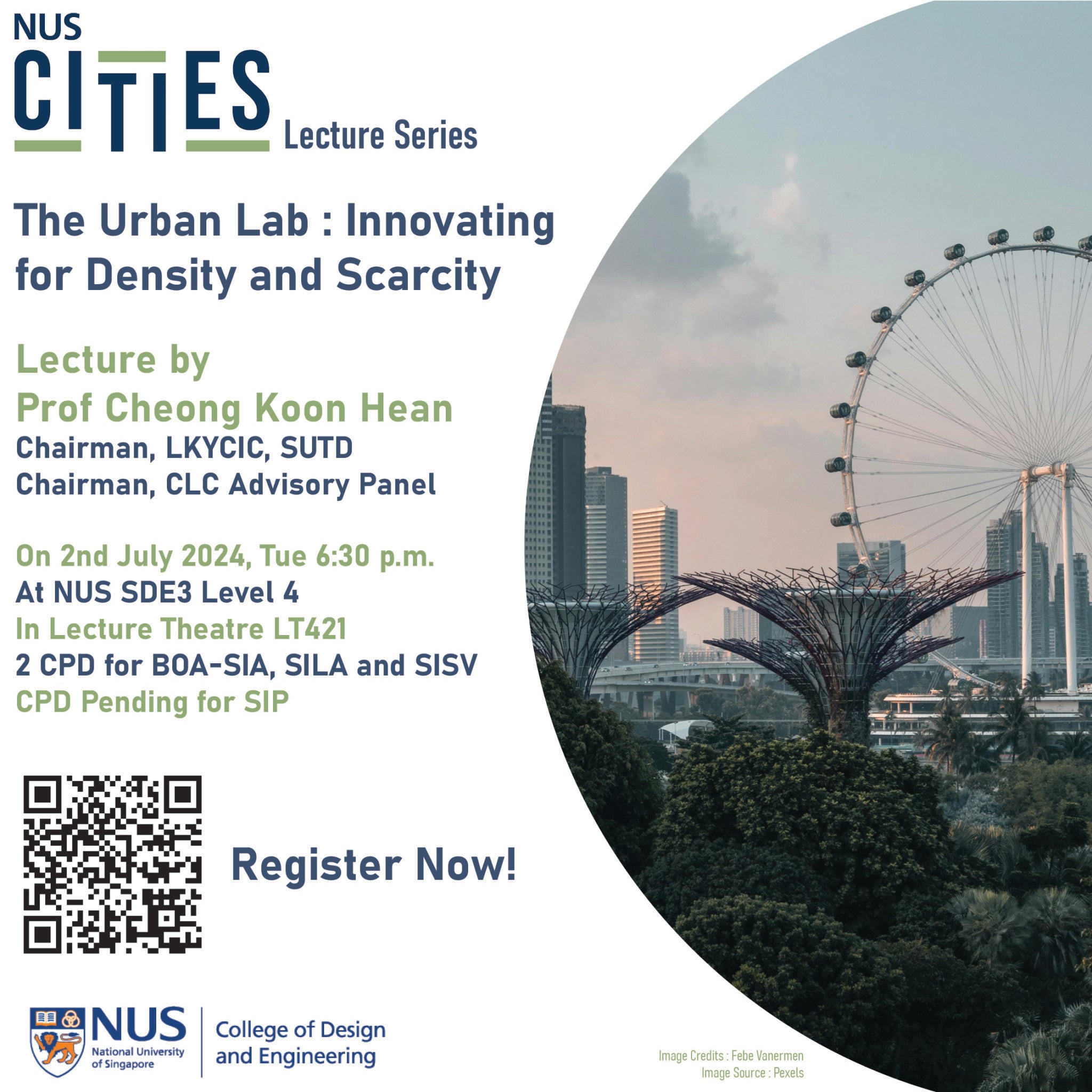Public Lecture Series – NUS Cities
