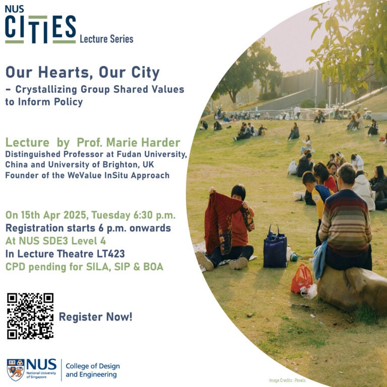 Public Lecture Series – NUS Cities