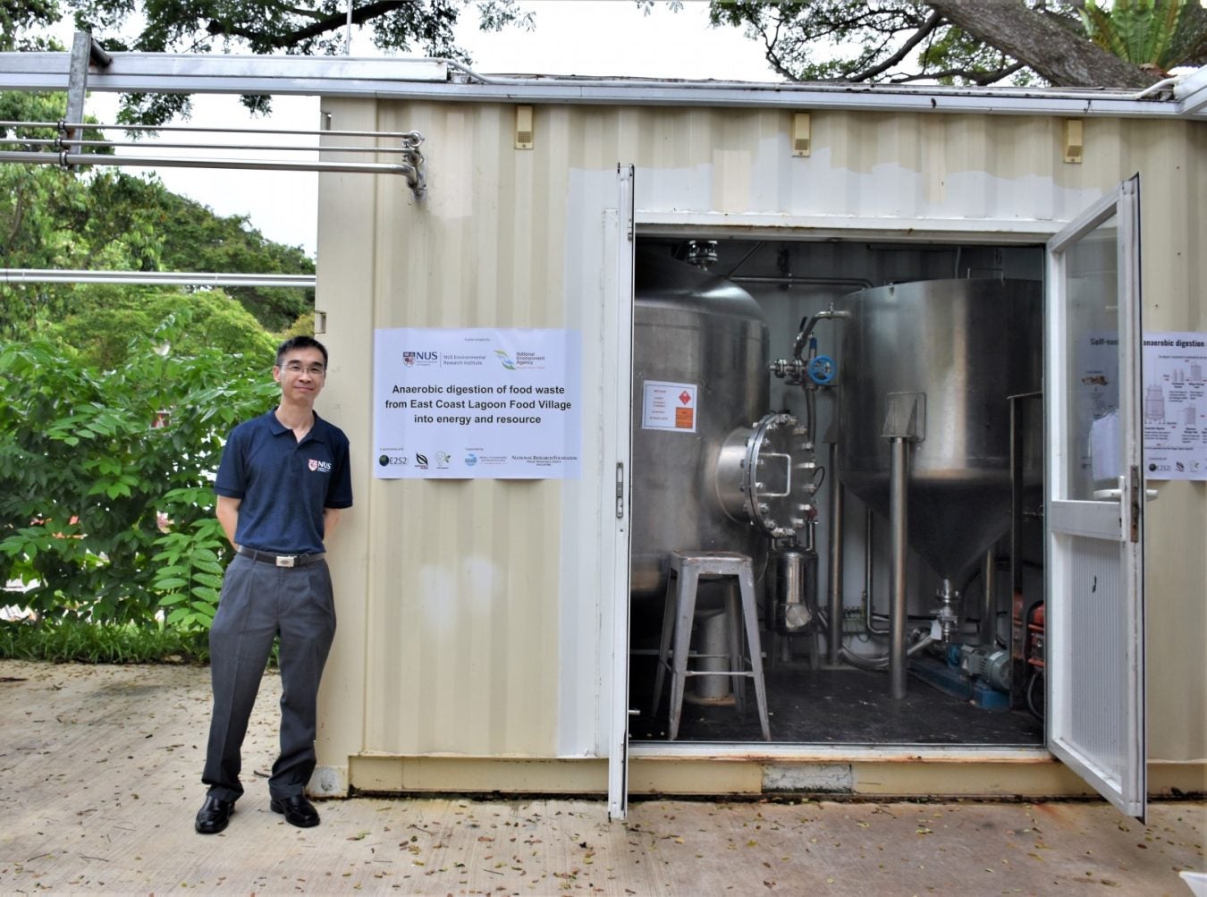 Food waste digester turns leftovers into energy and fertiliser ...