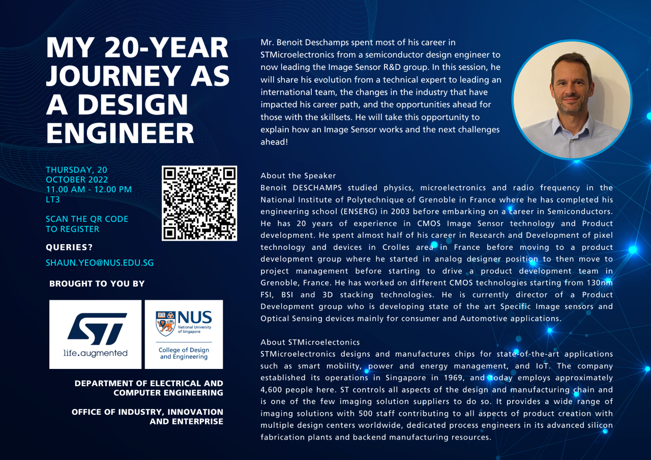 CDE Industry Talk: My 20 year Journey as a Design Engineer - College of ...