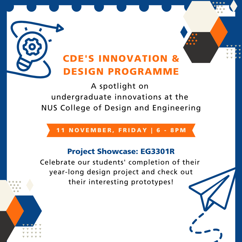 iDP Annual Project Showcase - College of Design and Engineering