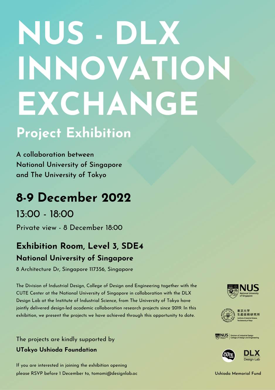 NUS x DLX Innovation Exchange Exhibition - College of Design and ...