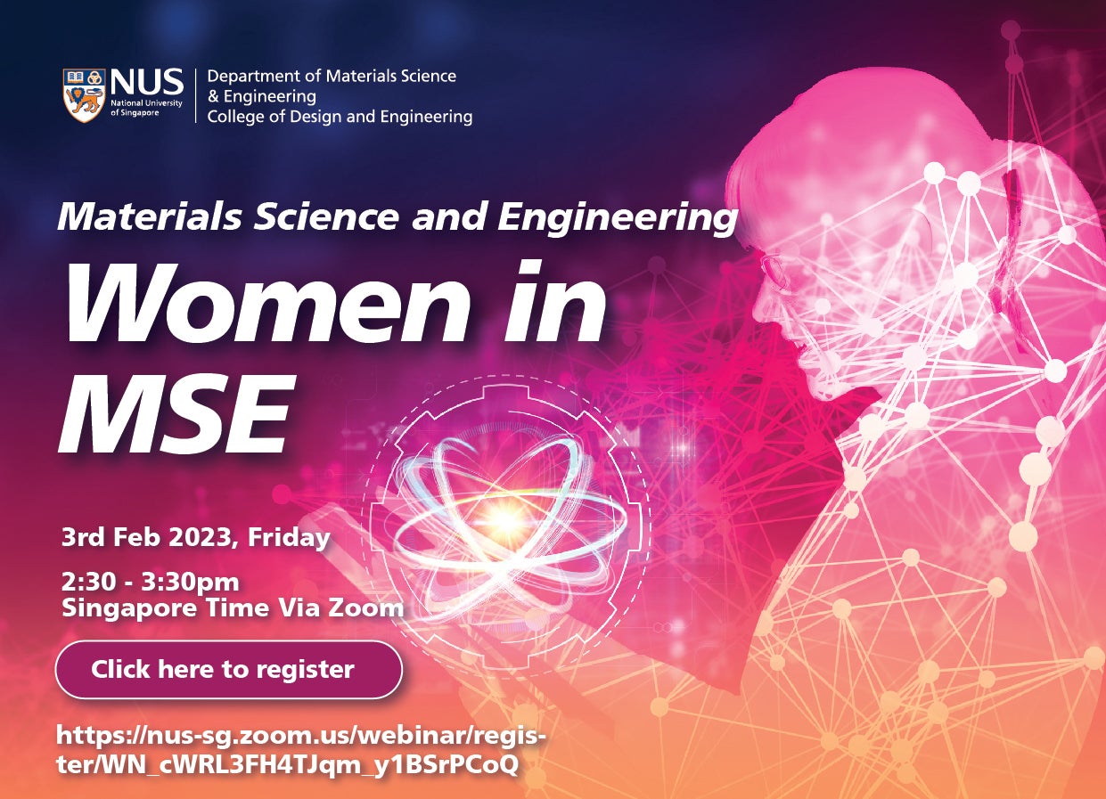 Women in Materials Science and Engineering - College of Design and ...