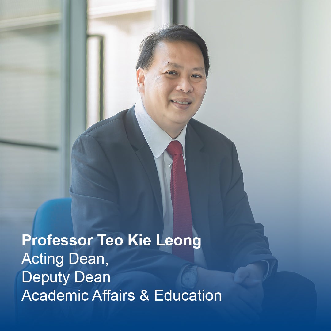 Deputy Dean Professor Teo Kie Leong - College of Design and Engineering