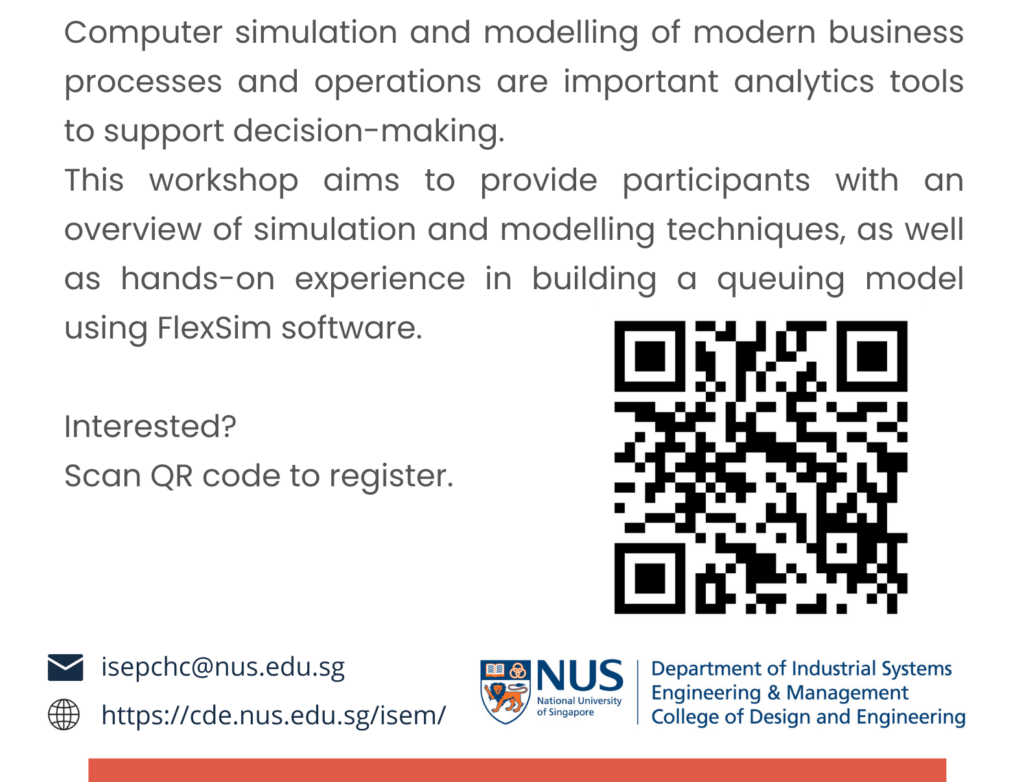 Introduction To Simulation Modelling Virtual Workshop College Of