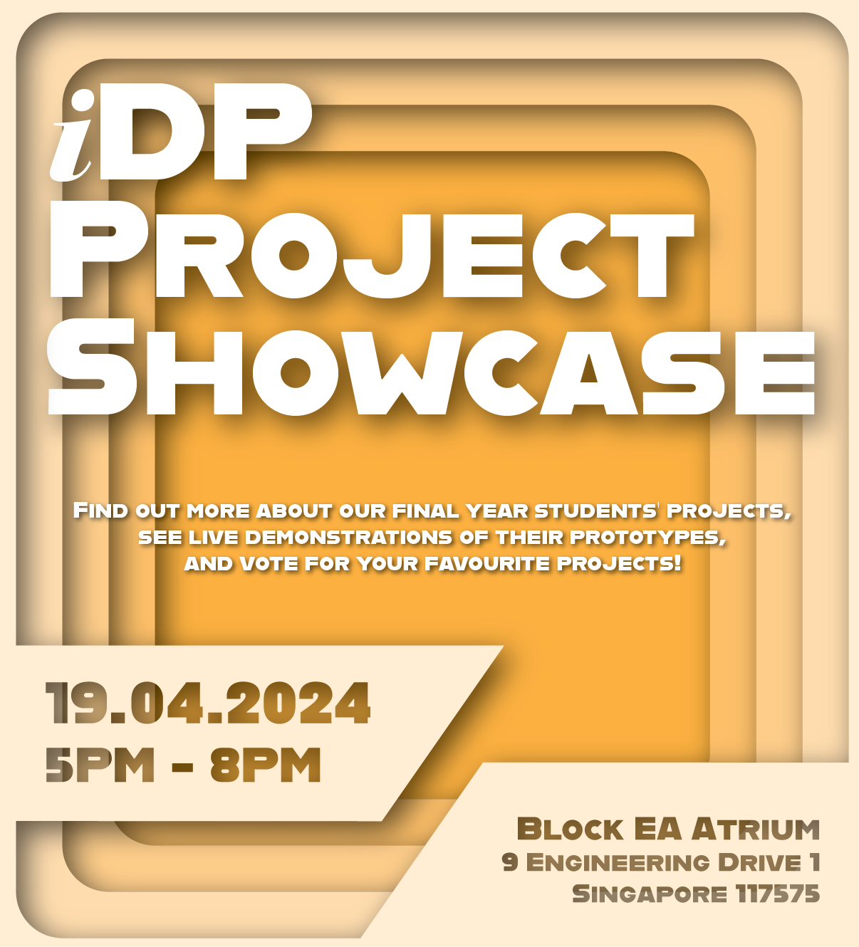 iDP Project Showcase 2024 - College of Design and Engineering