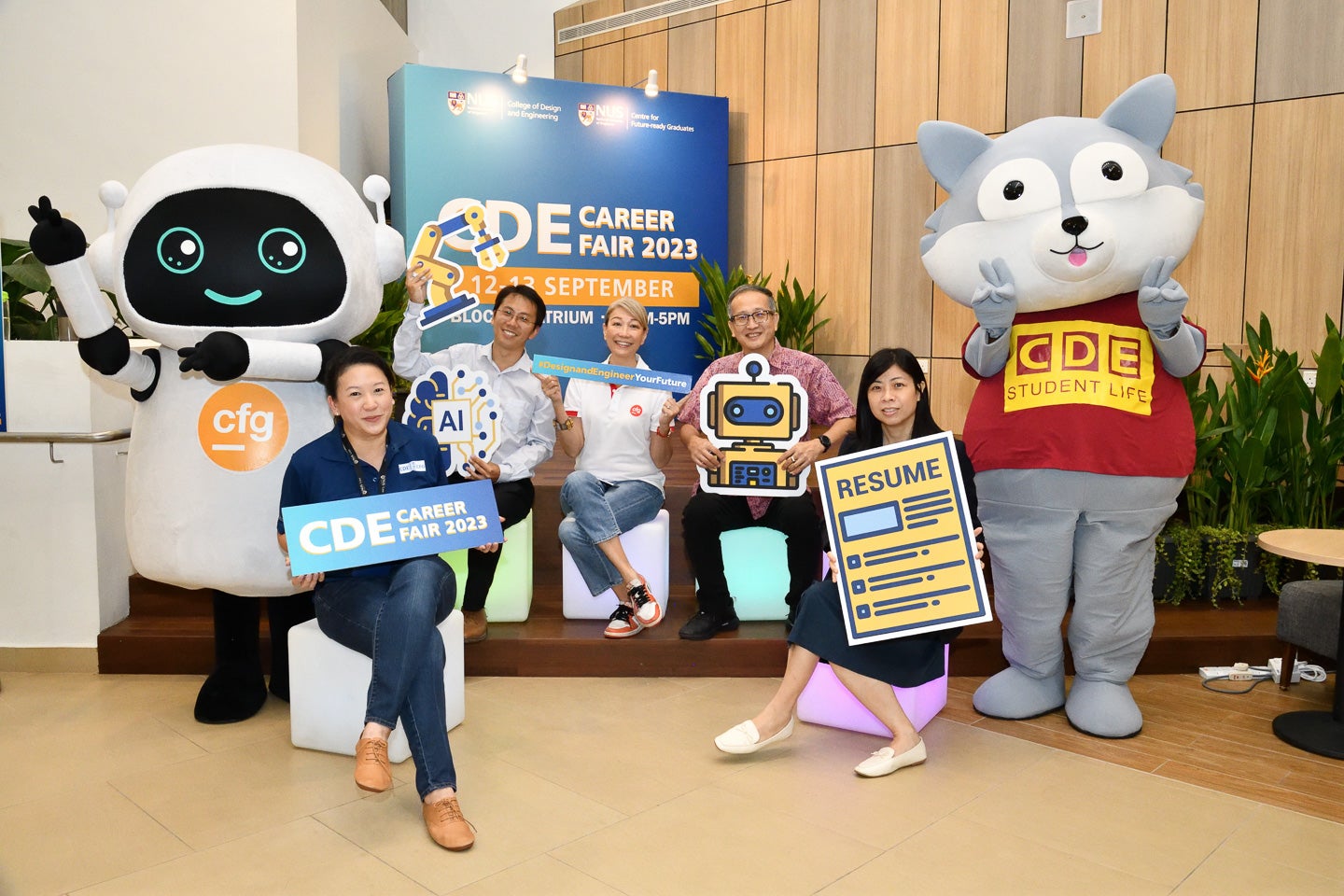 Our Mascot - College of Design and Engineering