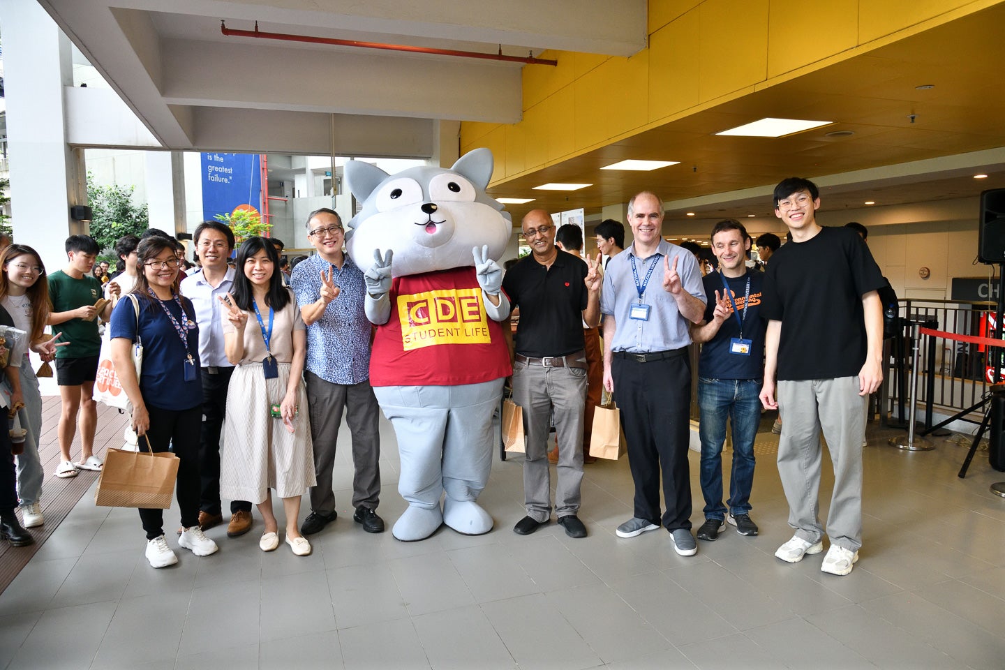 Our Mascot - College of Design and Engineering