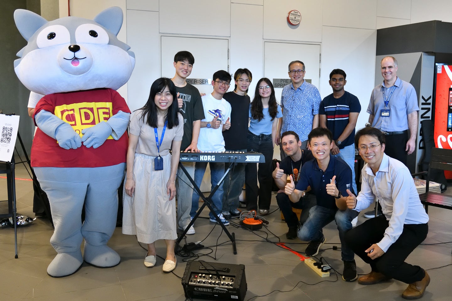 Our Mascot - College of Design and Engineering