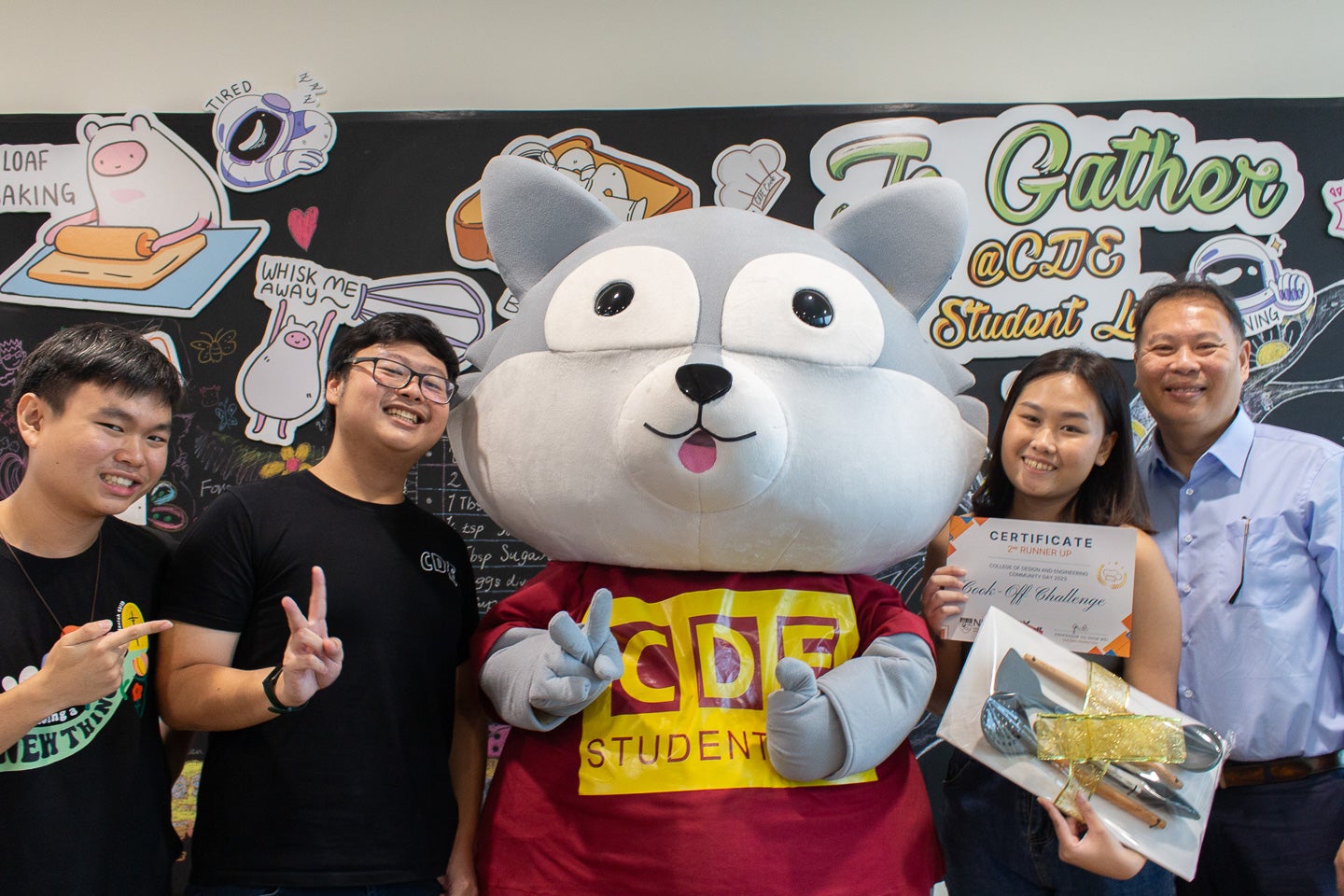 Our Mascot - College of Design and Engineering