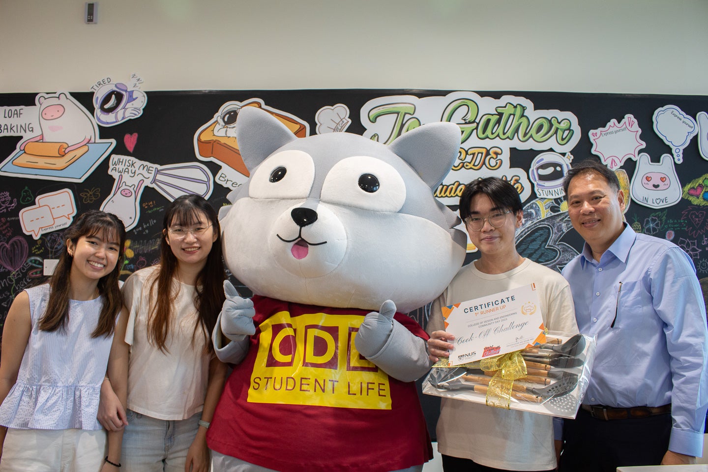 Our Mascot - College of Design and Engineering