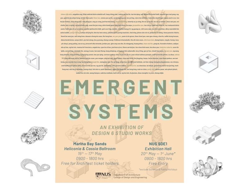 Emergent Systems: An Exhibition of Design 6 Studio Works - College of ...