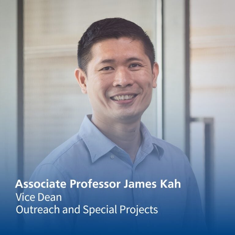 Associate Professor James Kah - College of Design and Engineering