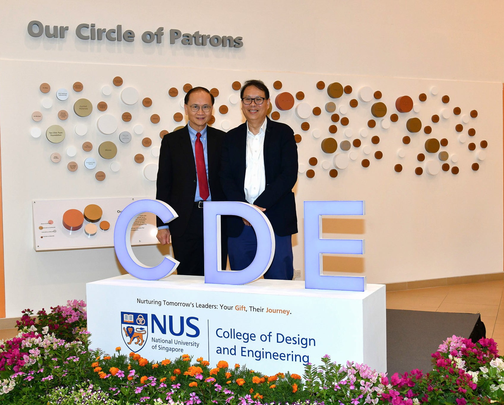 CDE Donor Wall Launch Photo Album - College of Design and Engineering