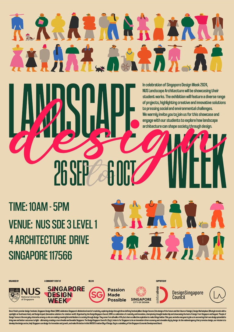 Singapore Design Week: Landscape Architecture Student Works Exhibition ...