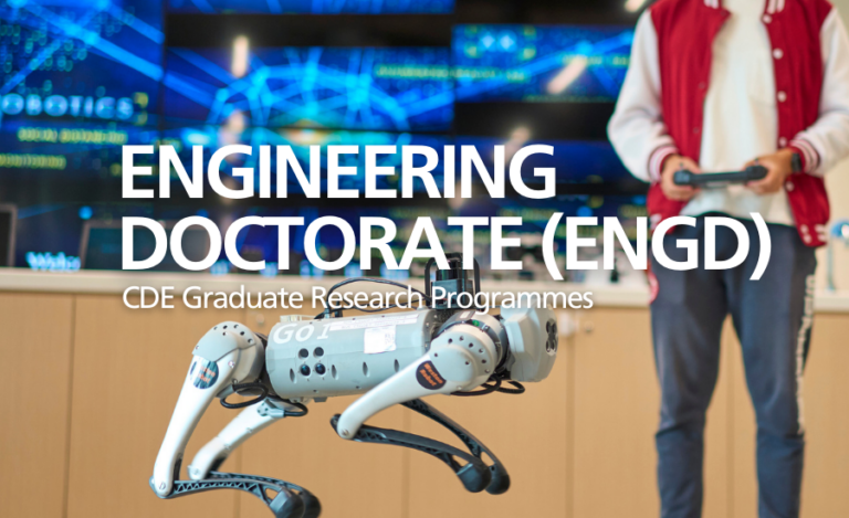 Engineering Doctorate (EngD) - College of Design and Engineering