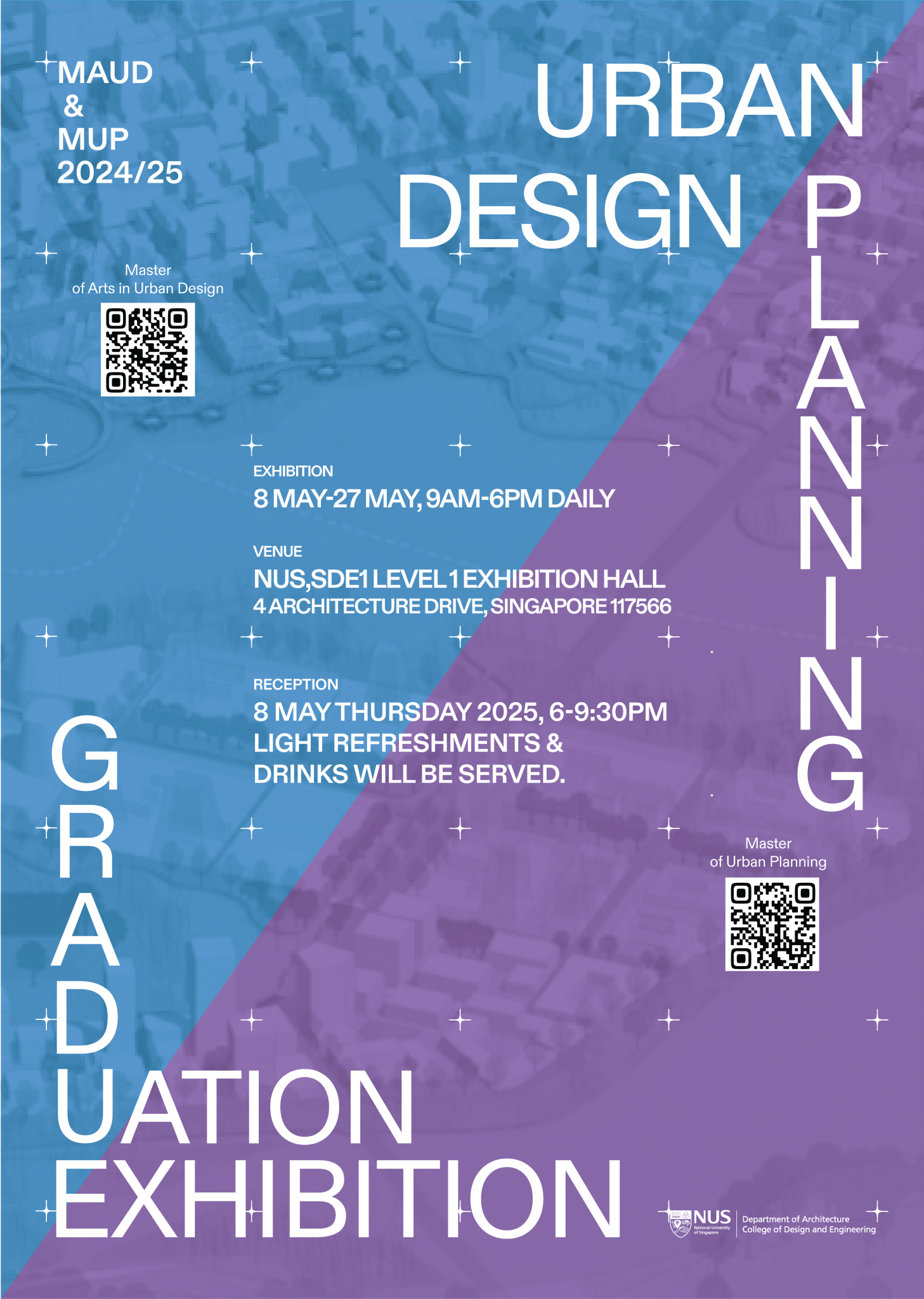 MUP and MAUD Joint Gradshow 2025 - College of Design and Engineering