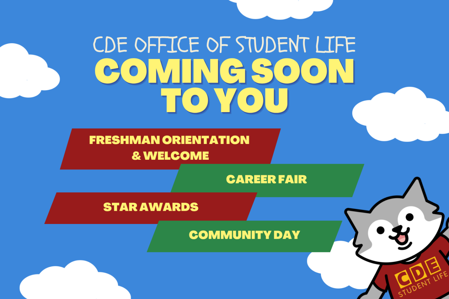 CDE Student Life - College of Design and Engineering